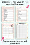 Start Homesteading Planner - Homestead Planner for Beginners – The ...