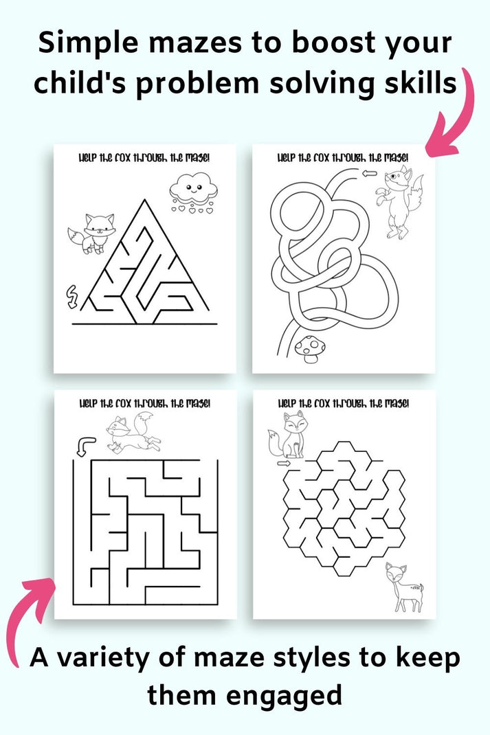 Fox Activity Book for Preschoolers & Kindergarteners – The Artisan Life