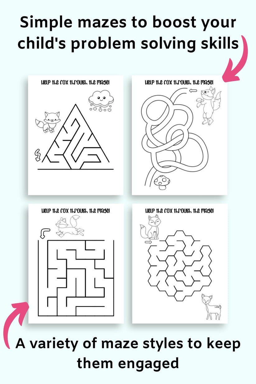 Fox Activity Book for Preschoolers & Kindergarteners – The Artisan Life