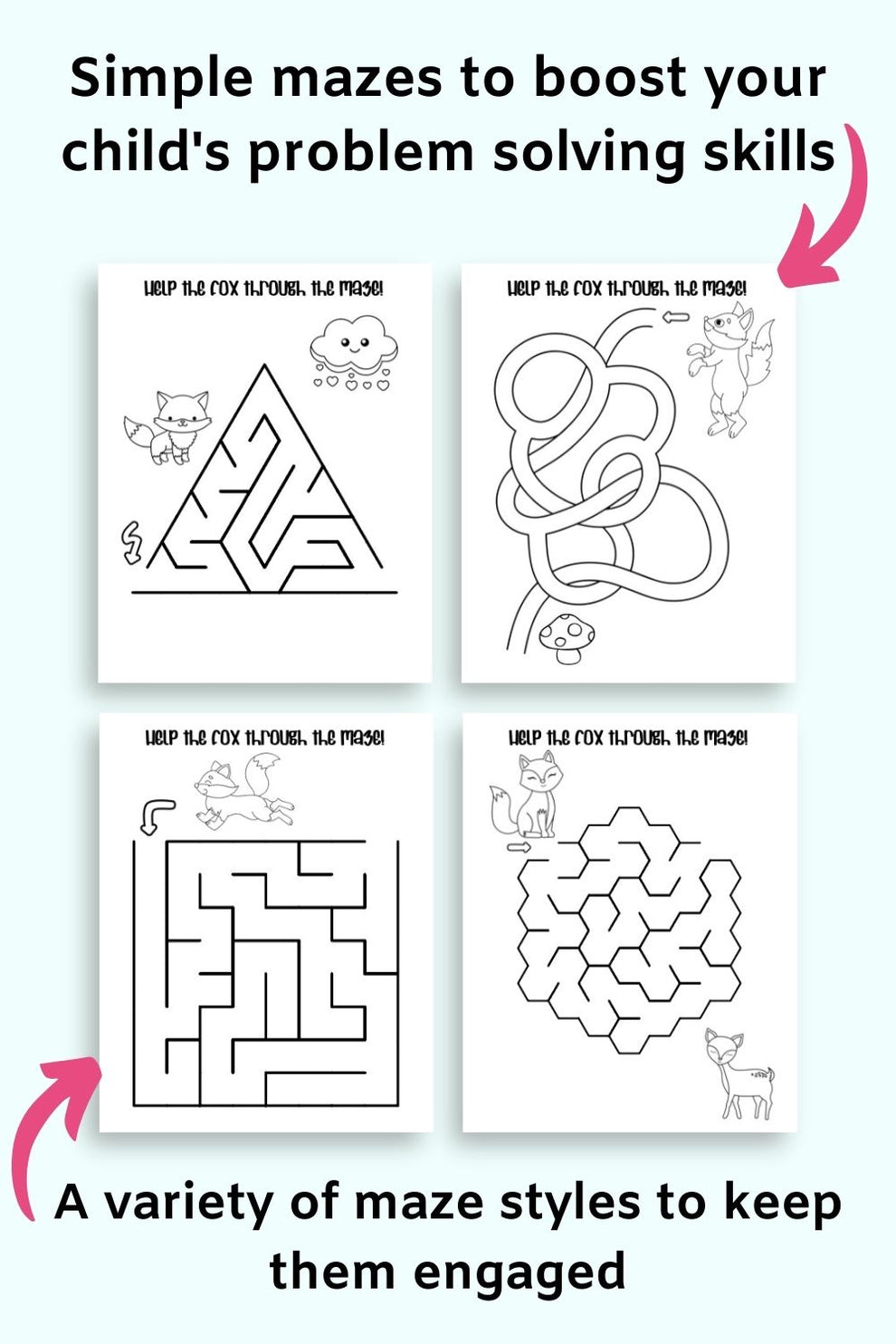 Fox Activity Book for Preschoolers & Kindergarteners – The Artisan Life