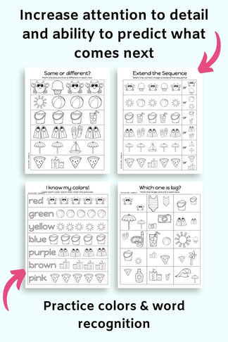 Summer Mega Fun Preschool Bundle – The Artisan Life