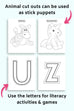 Stuffed Animal ABC Scissor Skills Activity Book – The Artisan Life