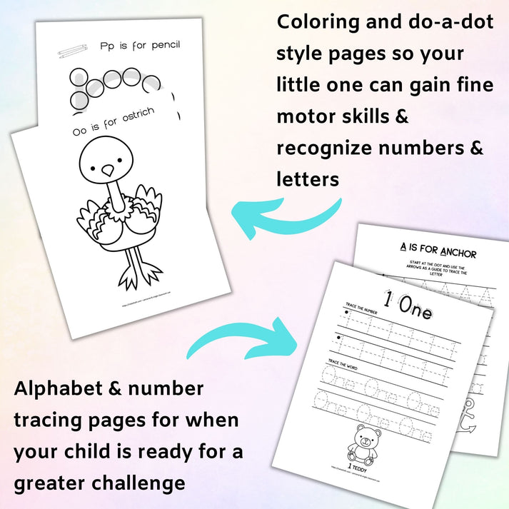 Homeschool Preschool Mega Activity Bundle – The Artisan Life
