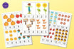 Fall Theme Counting Clip Cards - clip and count cards 1-12 – The ...