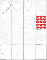 Heart Template Printables – The Artisan Life