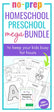 Homeschool Preschool Mega Activity Bundle – The Artisan Life