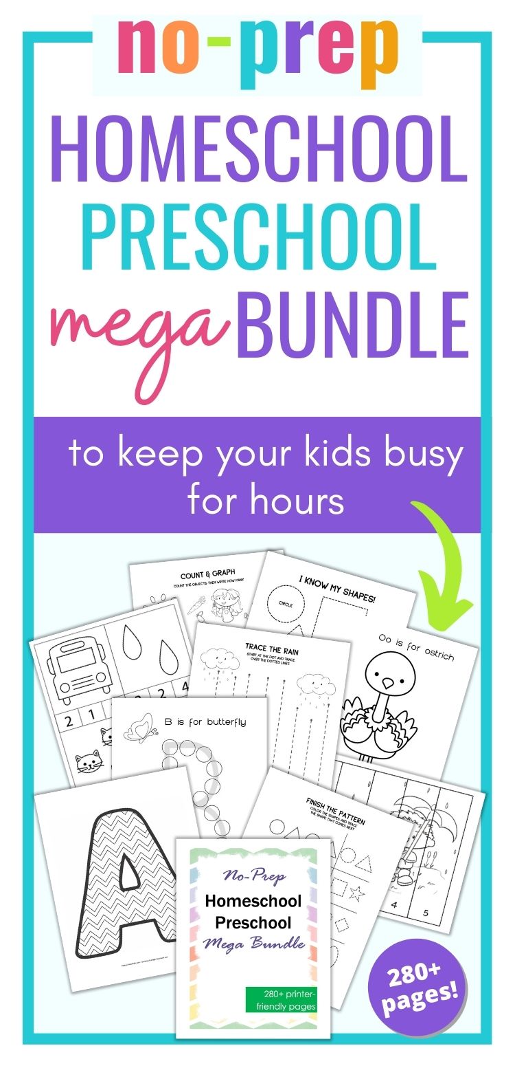 Homeschool Preschool Mega Activity Bundle – The Artisan Life