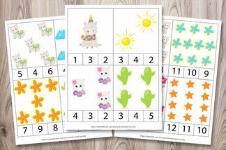 Llama Preschool Learning Pack – The Artisan Life