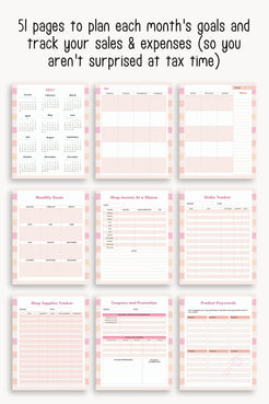 Successful Store Planner - Printable Online Shop Planner – The Artisan Life