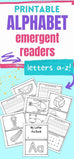 Alphabet Book Emergent Reader Bundle A-Z Printable Books – The Artisan Life