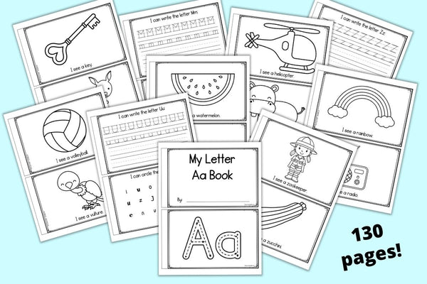 Alphabet Book Emergent Reader Bundle A-Z Printable Books – The Artisan Life
