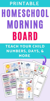 Printable Homeschool Morning Board - Modern Rainbow – The Artisan Life