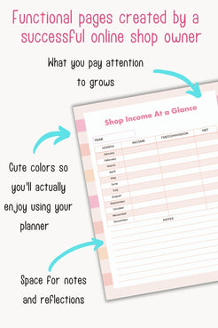 Successful Store Planner - Printable Online Shop Planner – The Artisan Life