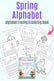 Spring Alphabet Tracing & Coloring Book – The Artisan Life