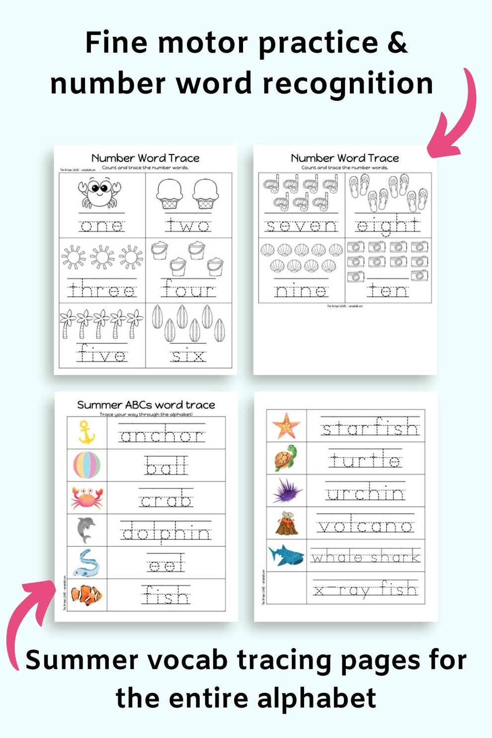 Summer Mega Fun Preschool Bundle – The Artisan Life