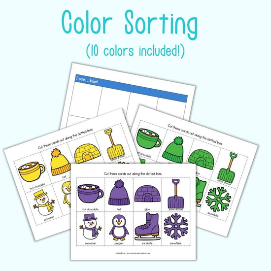 Winter Preschool Learning Bundle – The Artisan Life