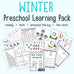 Winter Preschool Learning Bundle – The Artisan Life